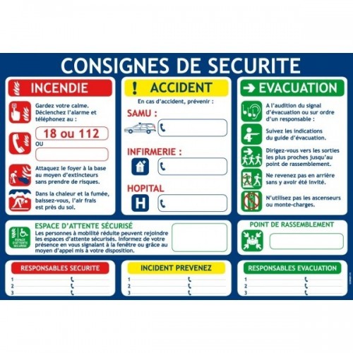 Consignes securité a4