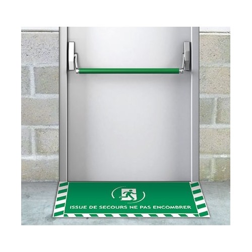 Signalisation au sol pour issue de secours